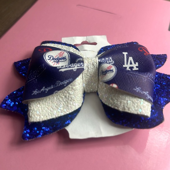 Accessories | New Handmade La Dodgers Hair Bow | Poshmark
